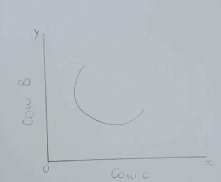 explain the properties of indifference curves with graphs